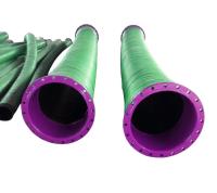 China Synthetic Fabric Flex Rubber Mining Hose 10-22 Bar Abrasion Resistant Slurry Transport for sale
