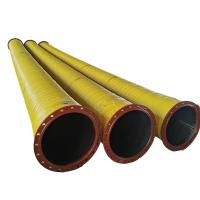 China Synthetic Fabric Flex Rubber Mining Hose 10-22 Bar Abrasion Resistant Slurry Transport for sale
