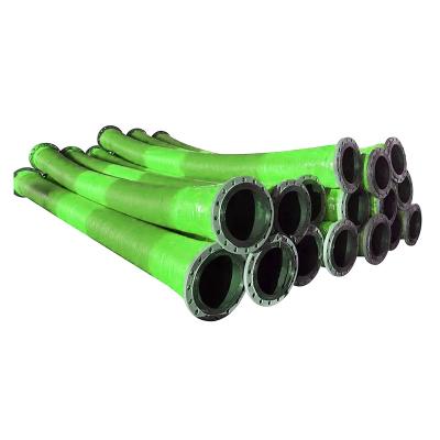 China Heavy Duty Natural Rubber Mining Pipe UV Resistant For Slurry Transport for sale