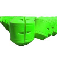 China UV Resistant HDPE Dredge Pipe Floats 500mm OD 800mm Length Corrosion Resistant Flotation for sale