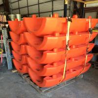 China UV Resistant HDPE Dredge Pipe Floats 500mm OD 800mm Length Corrosion Resistant Flotation for sale