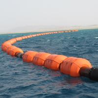 China UV Resistant HDPE Dredge Pipe Floats 500mm OD 800mm Length Corrosion Resistant Flotation for sale