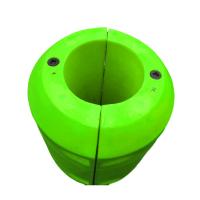 China HDPE Dredge Hose Floats 500mm OD 800mm Length for Pipeline Buoyancy for sale