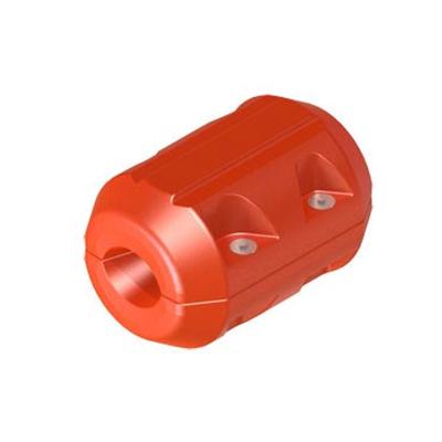 China HDPE Hose Floats 500mm OD Dredge Buoys High Visibility Weather Resistant Marine Pipe Support for sale