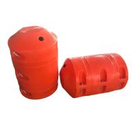 China HDPE Hose Floats 500mm OD Dredge Buoys High Visibility Weather Resistant Marine Pipe Support for sale