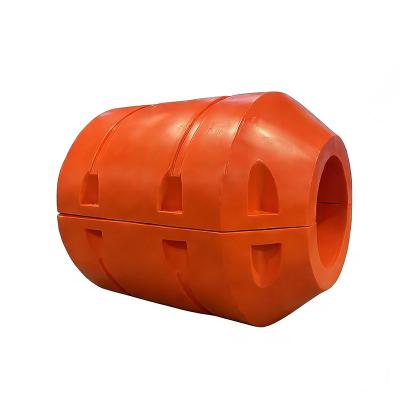 China Marine Hose Floats HDPE Impact Resistant 800mm Length High Buoyancy Pipe Floats for sale