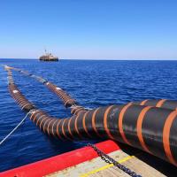 China Self Floating Dredge Hose 10-21 Bar Wear Resistant Rubber Marine Discharge Pipe 40m for sale
