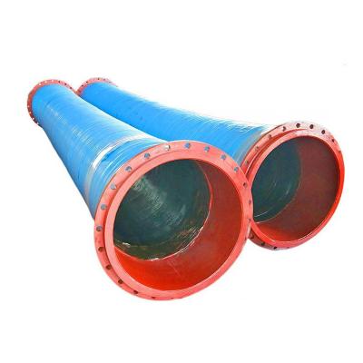 China Wear Resistant Dredge Pipeline 150mm to 1200mm High Pressure Slurry Transport for sale