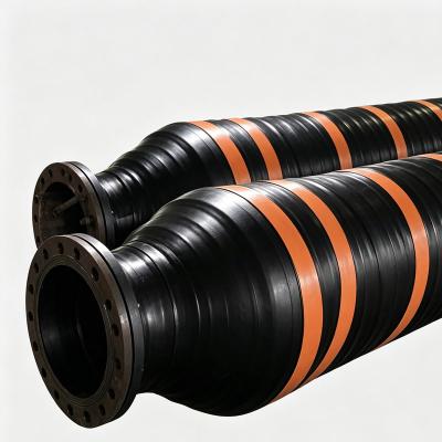 China Abrasion Resistant Floating Dredge Hose 300mm-1000mm Integrated Buoyancy High Strength Reinforcement for sale