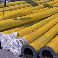China High Temp Marine Anti-Corrosion Dredge Pipeline 6-40 Inch Steel Wire Reinforced Slurry Transport for sale