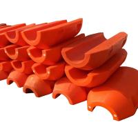China HDPE Split Type Hose Floats With Strong Impact Resistance For Buoyancy Pipe Floaters for sale