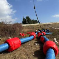 China HDPE Split Type Hose Floats With Strong Impact Resistance For Buoyancy Pipe Floaters for sale