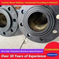 China Wear Resistant Ceramic Lined Rubber Hose 300mm ID for Slurry Conveying up to 25 Bar for sale