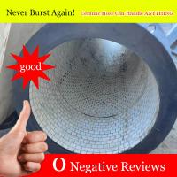 China High Pressure Anti Corrosion Abrasion Resistant Ceramic Hose 300mm ID 25 Bar for Mine Tailings Slurry Pump Delivery for sale