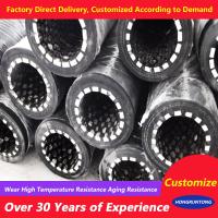 China Flexible Bendable Abrasion Resistant High Pressure Ceramic Lined Rubber Hose for Dredging for sale