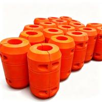 China UV Protection LLDPE Material IALA Certified Hose Floats Pipe Floater for Dredging Projects for sale