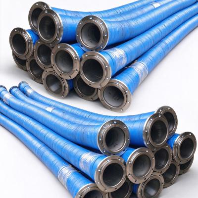 China Large Diameter Dredge Hose with Steel Flange and High Abrasion Resistance for Dredging Operations for sale