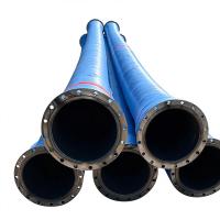 China Heavy Duty Large Bore Flange Discharge Hose and Slurry Discharge Hose for Port Dredging Projects for sale