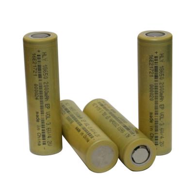 China High Power 3.6v Rechargeable Lithium Ion Battery 2000mAh 18650 for sale