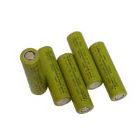 China 500 Times 3.6 Volt Lithium 2200mah 18650 Battery Rechargeable High Energy Density for sale