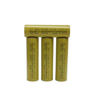 China 18650 rechargeable lithium battery 2200mah 3.6V lithium ion battery for scooter for sale