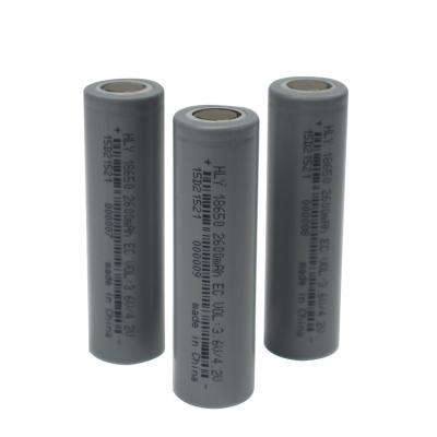 China Cylindrical 3.6 Volt 2600mah Lithium Ion Battery Cell Rechargeable High Capacity MSDS for sale