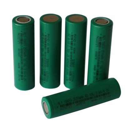 China 3.6v 2500mAh 18650 Li Ion Battery Cell For Electric Power Systems for sale
