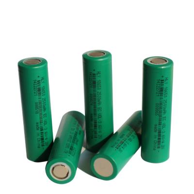China Customized 18650 2500mAh Rechargeable Solar Battery 3.6V For Golf Carts for sale