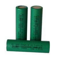 China 3.6V 2500mah Li Ion 18650 Battery Pack Cylindrical Cells 500 Times Long Cycle Life for sale