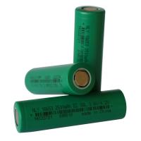 China 3.6V 2500mah Li Ion 18650 Battery Pack Cylindrical Cells 500 Times Long Cycle Life for sale