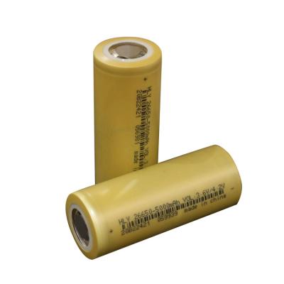 China 26650 5000mAh 3.6V Small Cylindrical Battery Cells Lightweight For Electric Motorcycle for sale