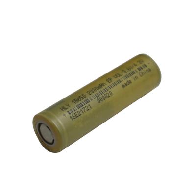 China RoHS 18650 Lithium Ion Cylindrical Battery Cells 2000mAh For Electric Devices for sale