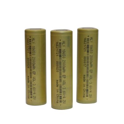 China High Energy Density 18650 Lithium Ion Battery 3.6V 2000mAh For Garden Tools for sale