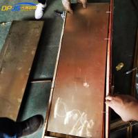 China 3/16 3/32 1/8 Inch Textured Copper Sheet 5mm 6mm  Thick  8 Mil C510 C51000 for sale