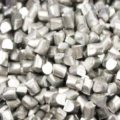 China Silver Aluminium Cut Wire Shots Lengthrange 0.5 Mm To 10 Mm Purity 995 Percent Suitable For Industrial Metal Processing for sale
