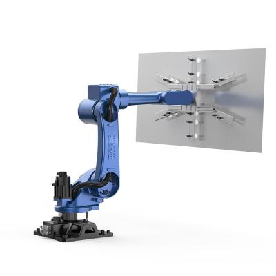 China Lanhao Robotic Arm Automatic Loading Unloading System for Sheet Metal 1800mm Reach 20kg Payload for sale