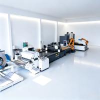 China Fully Automated FMS with High-Flexibility Architecture for 10 Tons Max Coil Weight Sheet Metal Bending Production Line for sale