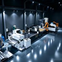 China Fully Automated FMS with High-Flexibility Architecture for 10 Tons Max Coil Weight Sheet Metal Bending Production Line for sale