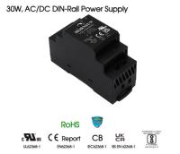 China 30W AC DC Din Rail Power Supply Industrial Control Power Supply for sale