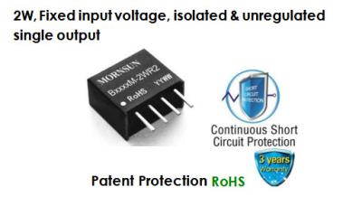 China 2W 5VDC Auto DC Converter Module Unregulated Isolated Fixed Input Voltage for sale
