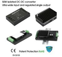 China 3k VAC 50W DC DC Converter 110VDC Isolated Ultra Wide Input And Regulated Single Output for sale