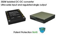 China 350W isolated DC-DC converter Ultra-wide input and regulated single output for sale