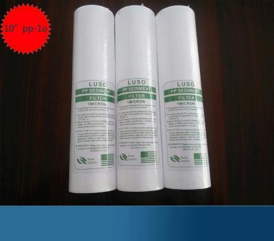 China 10 inch pp melt blown sediment water  filter cartridge with 1 micron for sale