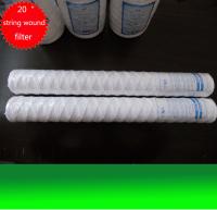 China Customized  String Wound Water Filter Cartridge PP Yarn Filter Cartridge for sale