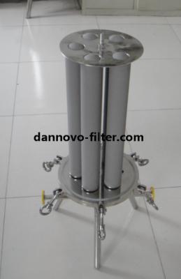 China Multi-Cartridge Manual Filter | Titanium Poweder Sintered Filter Cartridge for sale