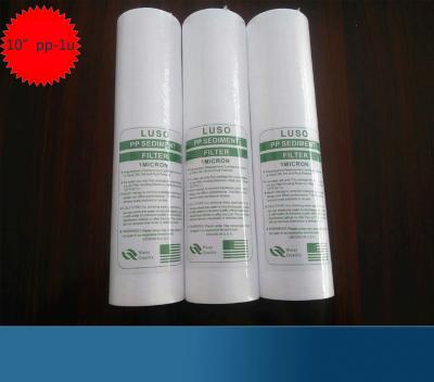 China 10inch 1micron 110g pp water filter cartridge polyprolene melt blown filter cartridge for sale