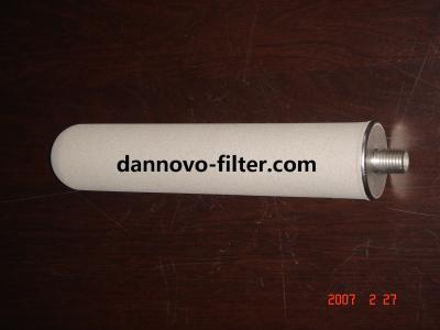China Titanium Filter Cartridge Powder Sintered Filter For Filtration Of Developing Solution for sale