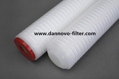 China 5 Micron Polypropylene Membrane PP Pleated Water Filter Cartridge for sale