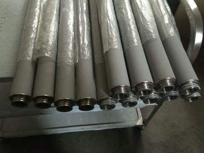 China Sintered titanium Ss Stainless Steel Metal Powder Filter cartridge 0.5-100 Microns for sale