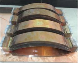 China Aluminum Soft Tape Copper Weld Clad Assembly for Smelting Industry - AL1050/1060+TA1+T1/C11000 Material for sale